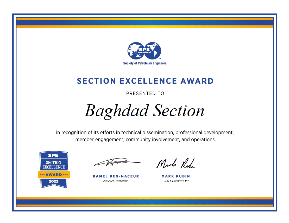 SPE Central Iraq Section – SPE Central Iraq Section